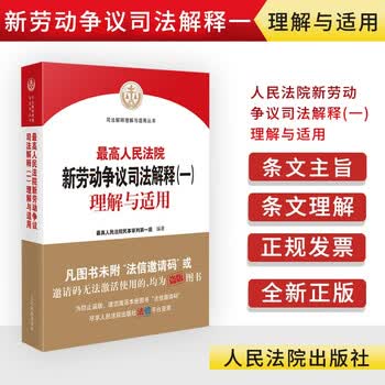 2021 中华人民共和国民法典理解与适用丛书 新劳动争议司法解释(一) eg