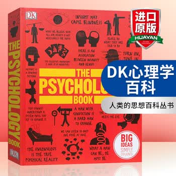 英文原版 DK心理学百科 The Psychology Book DK人类的思想百科丛书