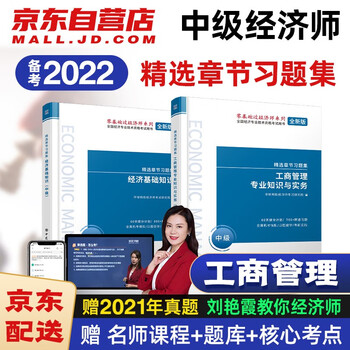 环球网校中级经济师2022教材配套章节习题集 工商管理专业实务+经济基础知识 全套2本赠2021真题