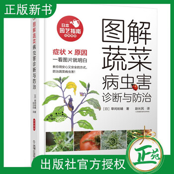 【2021新书】图解蔬菜病虫害诊断与防治 蔬菜栽培种植技术大全 辣椒青椒茄子黄瓜冬瓜豇豆大白菜紫甘蓝