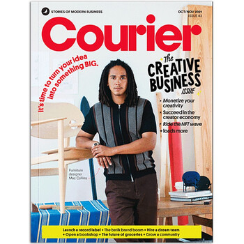【单期可选】Courier Issue 英国创业文化商业杂志 2020/21年月刊 英文英语杂志 2021年10/11月合刊封面A