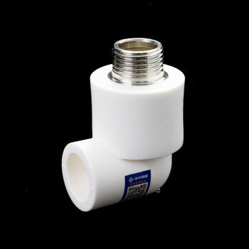 美克杰ppr水管配件接头大全自来水热熔6分内丝外丝20弯头25三通4分管件 20ppr*4分(1/2)外丝弯头【图片 价格 品牌 报价】-京东