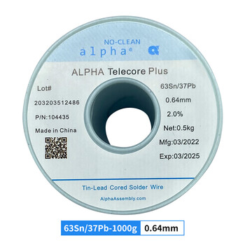 ALPHA有铅焊锡丝63/37无铅环保爱尔法SACX0307 阿尔法有铅 0.64mm 0.5kg【图片 价格 品牌 报价】-京东