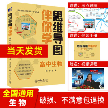 思维导图伴你学高中数学语文英语政治历史地理物理化学生物  高考数学文理科复习知识清单总复习资料 高中生物