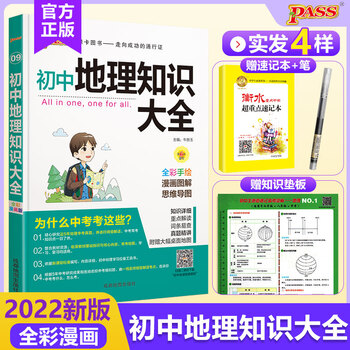 2022版初中数学知识大全人教版初一初三初二数学知识点总结清单初中数学公式定律基础知识手册七年级 地理