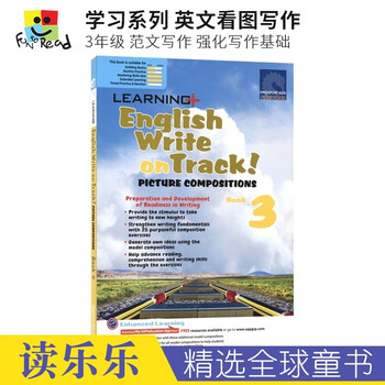 新加坡英语SAP Learning English Write on Track! Picture Compositions学习系列英文看图写作 英文原版进口 范文写作 强化写作 基础版 三年级 看图