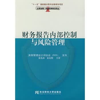 财务报告内部控制与风险管理【正版图书】