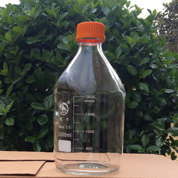 定制2000ml蜀牛高硼硅蓝盖瓶丝口试剂瓶高温瓶透明玻璃2L螺口瓶【图片 价格 品牌 报价】-京东