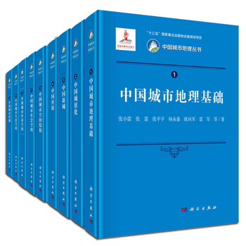 【套装9本】中国城市地理丛书中国村镇/城市地理基础/城市社会空间/城市问题/城市生活空间