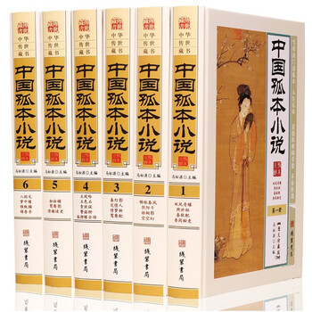 中国孤本小说 精装古典小说集全6册 中国古代禁毁小说私家藏书 珍藏版明清善本古典文学名著小说集 粉妆梦银瓶梅锦香亭艳情