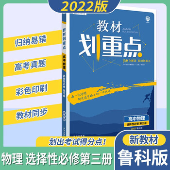 2022新教材版高中划重点高二 物理选修三鲁科版