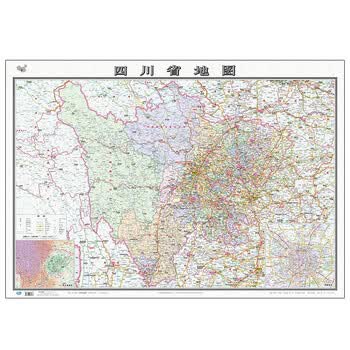 2022年 四川省地图 106*76厘米 覆膜防水 政区交通地形