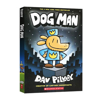 可多选 神探狗狗1-10全十册平装英文原版Dog Man内裤人captain underpants 幽默英语漫画彩页桥梁书6-12岁儿童英文读物Dav Pilkey英语读物 神探狗狗 9