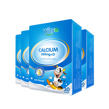 【witsBB4盒装】witsbb健敏思液体钙软胶囊30粒宝宝d3乳钙4盒装【行情 报价 价格 评测】-京东