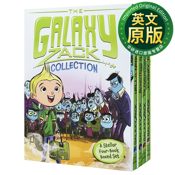 银河系扎克4册盒装 英文原版 The Galaxy Zack Collection