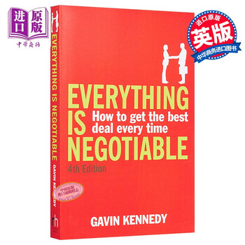 谈判 英文原版 Everything is Negotiable Gavin Kennedy