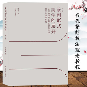 篆刻形式美学的展开-大学篆刻艺术形式与技巧的专业训练系统第二版 篆刻艺术形态构成变化刀法技法入门教程历代古玺印谱印章临摹范本学习 西泠印社出版社