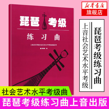 琵琶考级练习曲 上海音乐学院社会艺术水平考级曲集系列 琵琶考级配套教材 流行歌曲 乐理知识基础教材