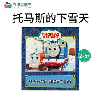 【5月23日】【凯迪克海淘书】2-5岁 Thomas and Friends   Thomas’  Snowy Day 托马斯的下雪天 原版英文进口绘本 英语启蒙 英文原版