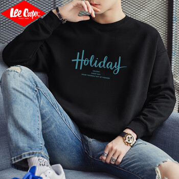 【Lee Cooper男士套头圆领卫衣】Lee Cooper卫衣男套头2022秋冬季韩版百搭打底衫潮流长袖T恤印花男装时尚男士卫衣 ...