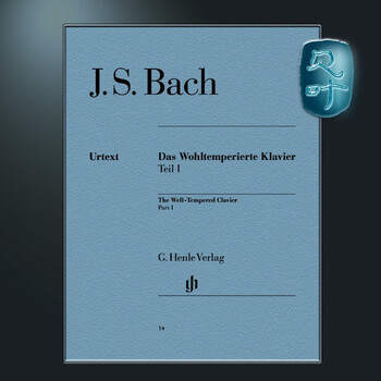 亨乐琴谱原版巴赫十二平均律卷一 Bach Wohltemp. Klavier 1 br. HN14