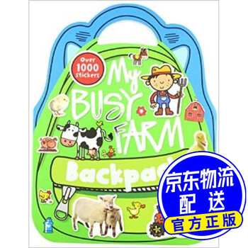 Shaped Sticker Books My Busy Farm Backpack