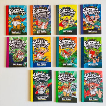 11册彩色内裤超人Captain Underpants