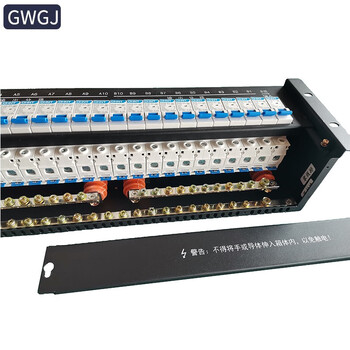 GWGJ DC-负48V直流PDU机柜电源分配单元单路输入3U19英寸水平安装 1进8出正泰DC断路器制作【图片 价格 品牌 报价】-京东