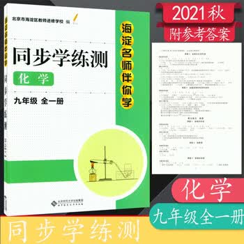 2021秋海淀名师伴你学 同步学练测九年级9年级语文数学英语化学物理道德与法治历史 化学全一册