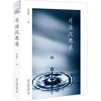 司法沉思录9787301307823 北京大学出版社