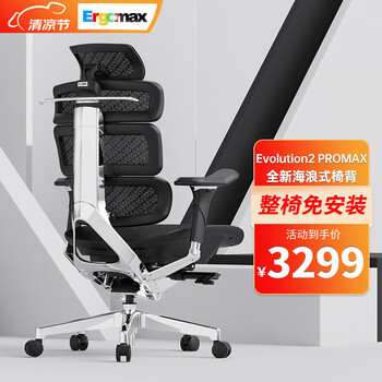 迩高迈思（Ergomax）Evolution2 PROMAX人体工学电脑椅网椅家用办公椅子电竞椅游戏椅 PROMAX版 魅力黑【图片 价格 品牌 报价】-京东