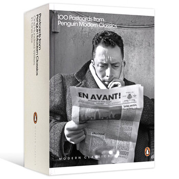 正版 英文原版 企鹅现代经典系列明信片100个名作家 One Hundred Writers in One Box 英文版进口书籍