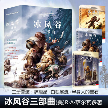 冰风谷三部曲 RA萨尔瓦多 DND崔斯特双刀游侠奇幻冒险魔幻小说被遗忘的国度黑暗精灵外国文学书籍次元书馆