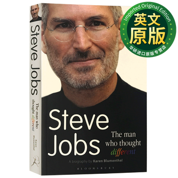乔布斯传记英文原版Steve Jobs The Man Who Thought Different