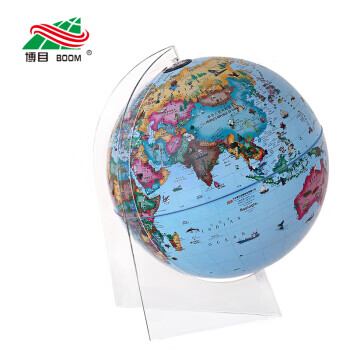 正品！《博目地球仪:30cm中英文政区少儿趣味地球仪(LED灯光型 透明三角架)》 97875030