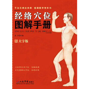 经络穴位图解手册-大字版 高音　主编【正版书】