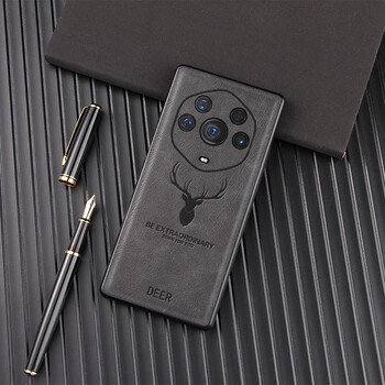 荣耀magic4手机壳防摔magic3至臻版全包超薄magic3真皮简约magic4pro保护套商务 magic3至臻版鹿头-经典黑【图片 价格 品牌 报价】-京东