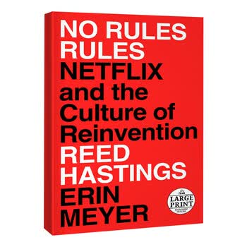 无规则的规则 不拘一格 网飞公司文化重塑 No Rules Rules Netflix 英文原版书