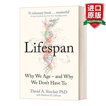Lifespan 英文原版 寿命 我们为何会衰老 英版 英文版 进口英语原版书籍