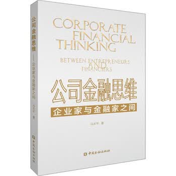 公司金融思维 企业家与金融家之间 马天平  书籍