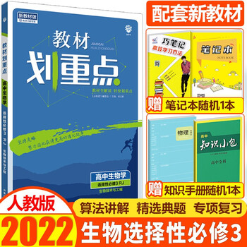 2022新高考 教材划重点高中生物选择性必修三生物技术与工程人教版 配新教材 高中生物选修3教材同步