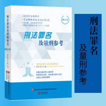 2021新版 刑法罪名及量刑参考 龚永茂 法律法规刑法概述各罪详解 新实用刑法参考用书 办案人员外出