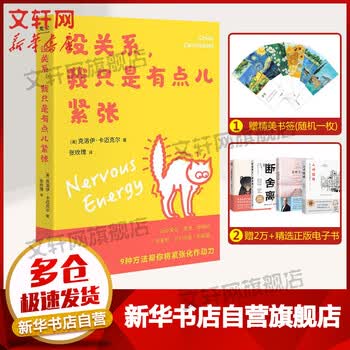 没关系，我只是有点儿紧张 克洛伊·卡迈克尔 著 当你紧张、焦虑、懊悔时，别害怕，它们也是一种能量 心理学书籍 图书