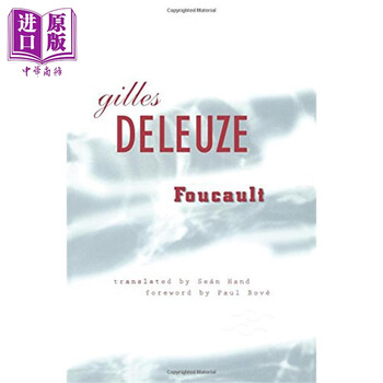 德勒兹论福柯 Foucault 英文原版 Gilles Deleuze 哲学 人文 经典 文学