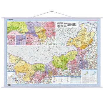 【挂绳版】2022年内蒙古地图挂图 1.1米*0.8米 政区交通 星球地图出版社