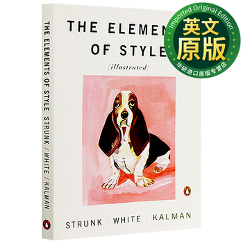 风格的要素 英文原版 The Elements of Style Illustrated 全英文版