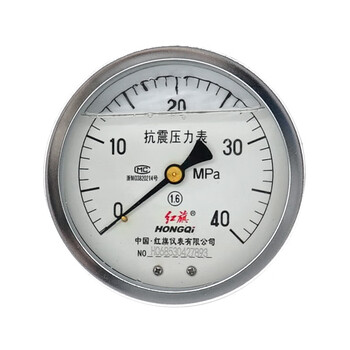 【红旗YTN-100Z】红旗YTN-100Z轴向耐震充油压力表 0-1.6Mpa【行情 报价 价格 评测】-京东