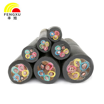 【丰旭YC4*2.5】丰旭 YC4*2.5橡套电线 橡胶软电缆 电缆卷筒使用 YC4*2.5 1米 (100米起订)【行情 报价 价格 评测】-京东