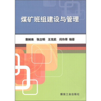 【正版全新】煤矿班组建设与管理 袁树来 等 煤炭工业出版社