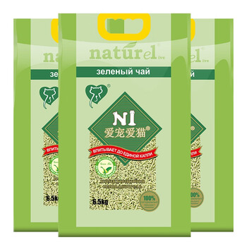 【N1 爱宠爱猫N1 绿茶豆腐猫砂 6.5kg（1.5mm）*3包】N1 绿茶豆腐猫砂 6.5kg*3包 囤货必备祛味吸臭吸水植物豆腐砂 无尘大包装 升级1.5小颗粒【行情 报价 价格 评测】-京东